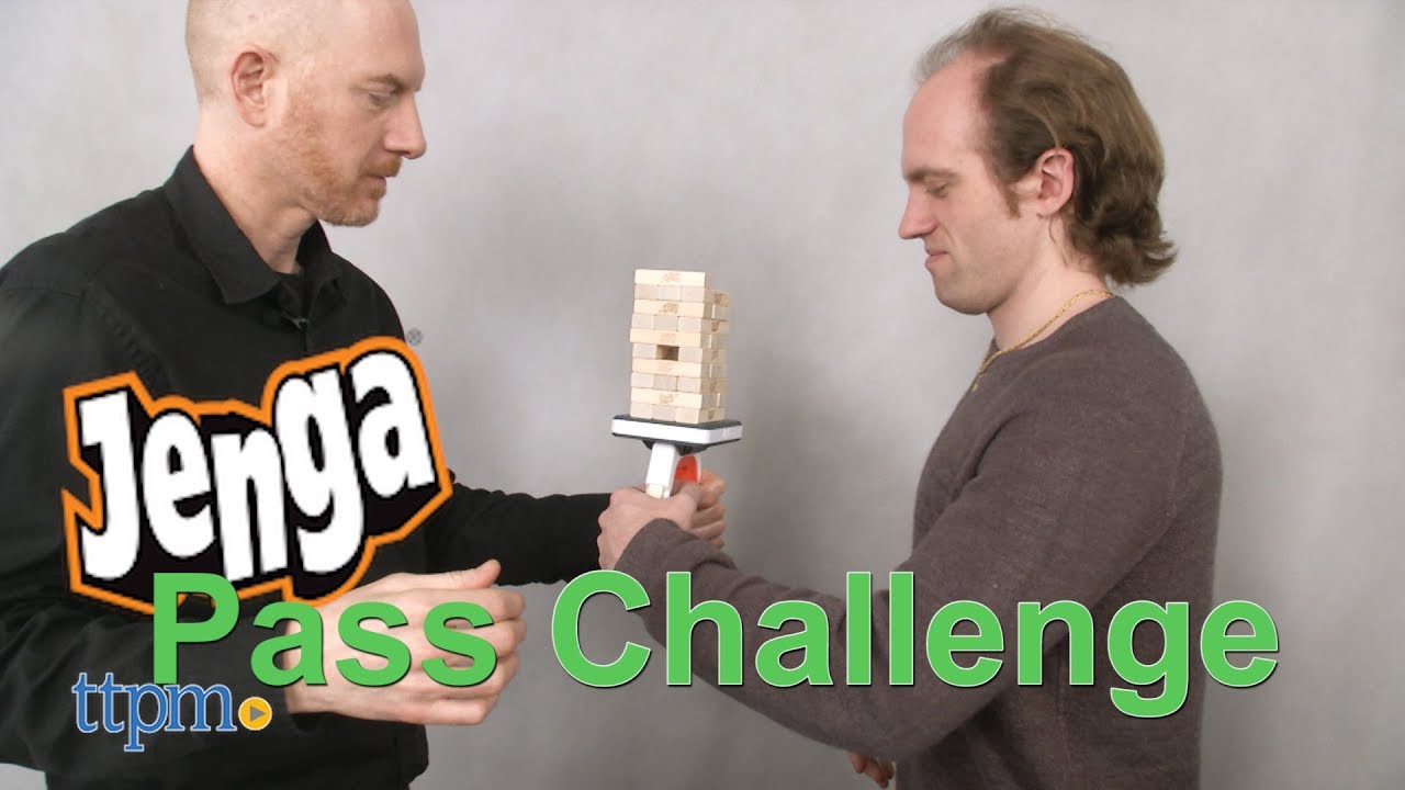 Jenga Pass Challenge from Hasbro - YouTube
