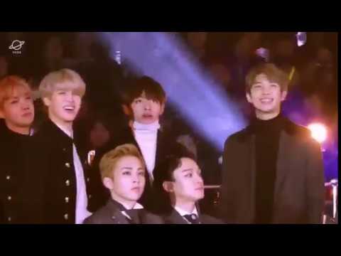 [BTS][EXO] จะเกิดอะไรขึ้นเมื่อ BTS และ EXO ดู GOT7 แสดงเพลง Hard Carry