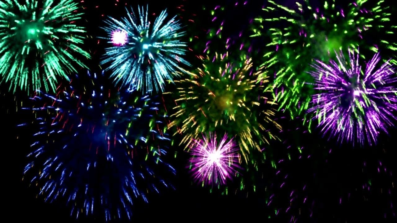 Calming Music and Fireworks scene , Heals Stress, Anxiety, Depression ...