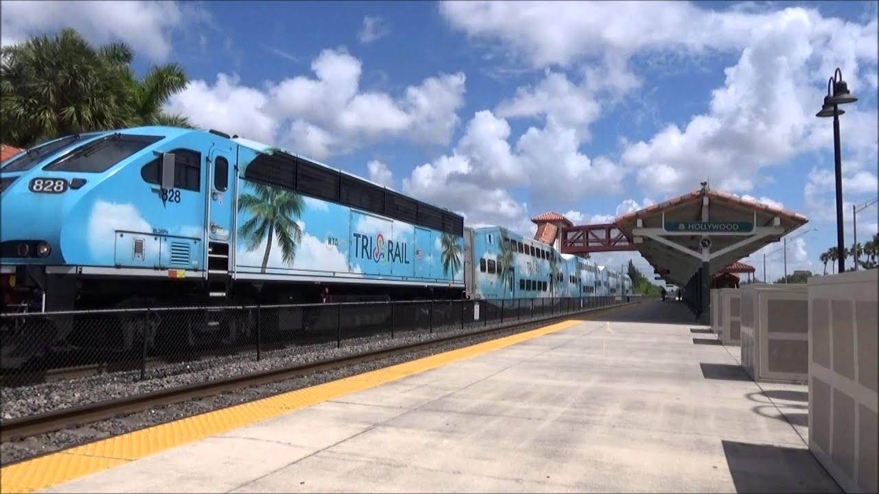 First time Rail-fanning Hollywood in South Florida - YouTube