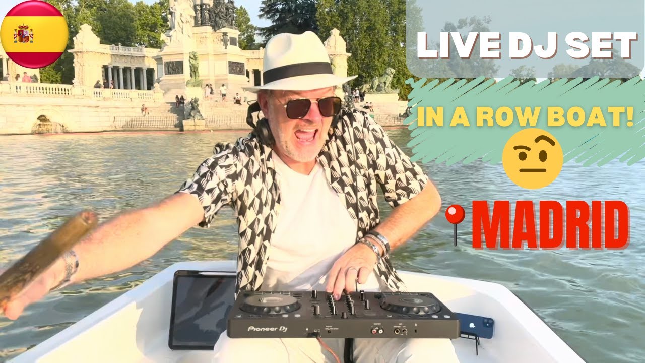 Funky House Music - B2B DJ set in a ROWBOAT! - YouTube