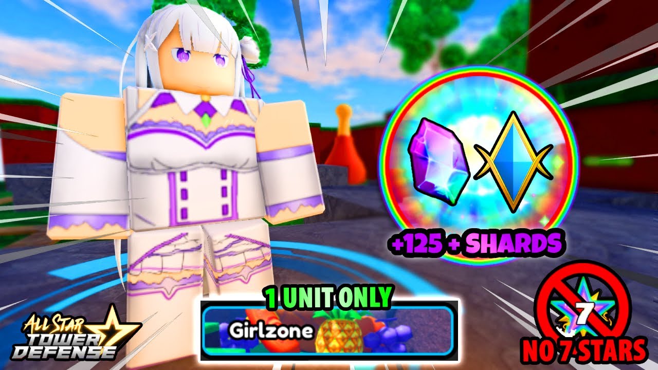 6 Star Emilia SPEEDRUNS Girls Zone Raid | 1 Unit + No 7 Stars - ASTD ...