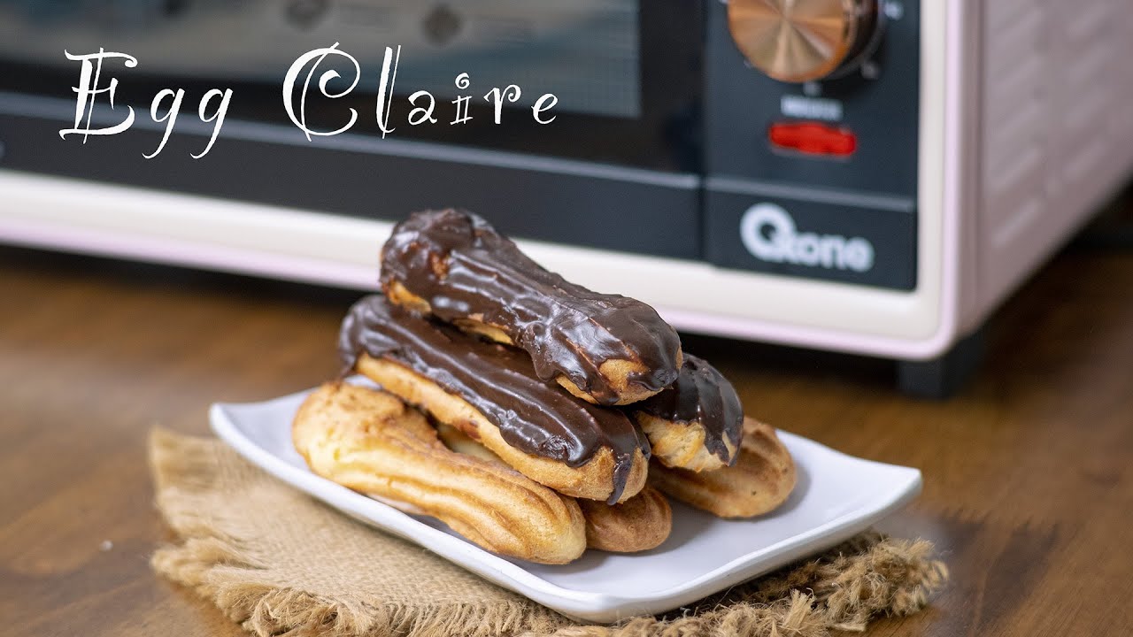 CARA MEMBUAT EGG CLAIRE & Diplomat Cream yang Lembut - YouTube
