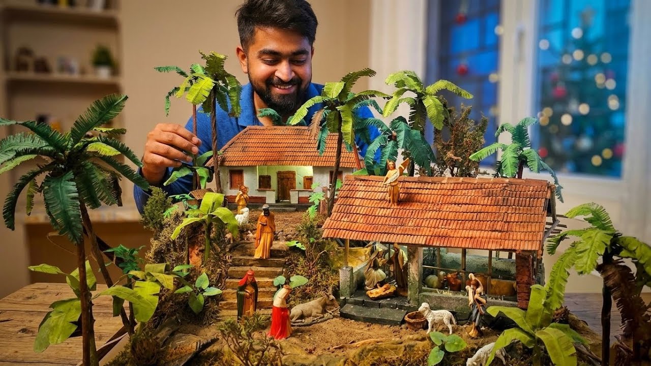 Kerala style Christmas crib | Nativity Scene in Kerala style | Kerala ...