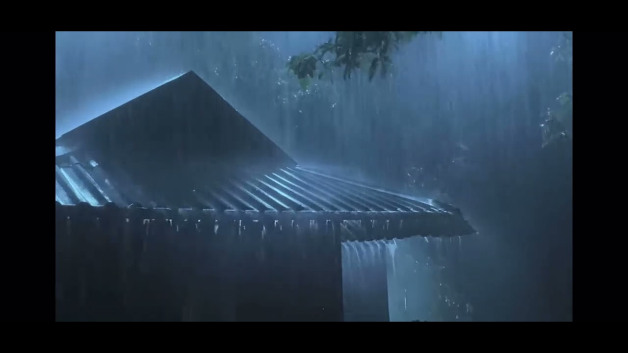 The most satisfying rain in the world - YouTube