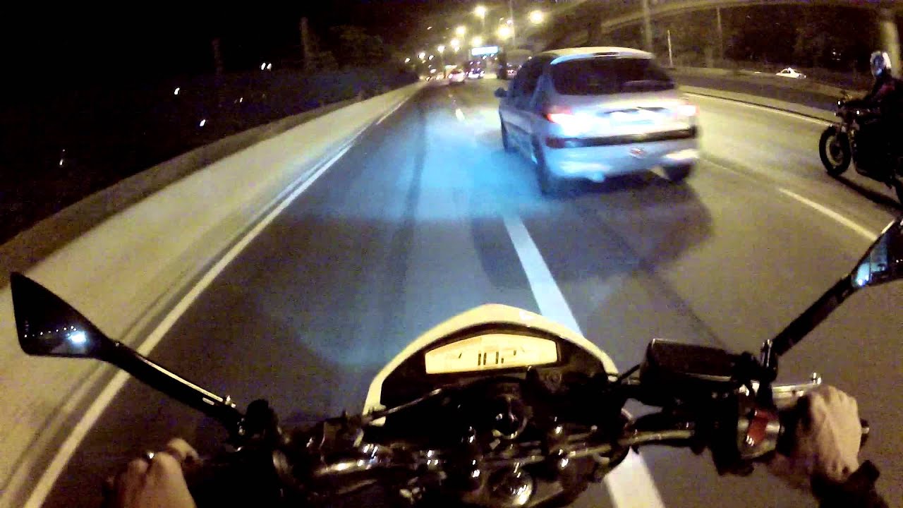 ROLE AS 2h DA MATINA COM OS BROTHERS - MUMU - HONDA HORNET BRANCA ABS ...