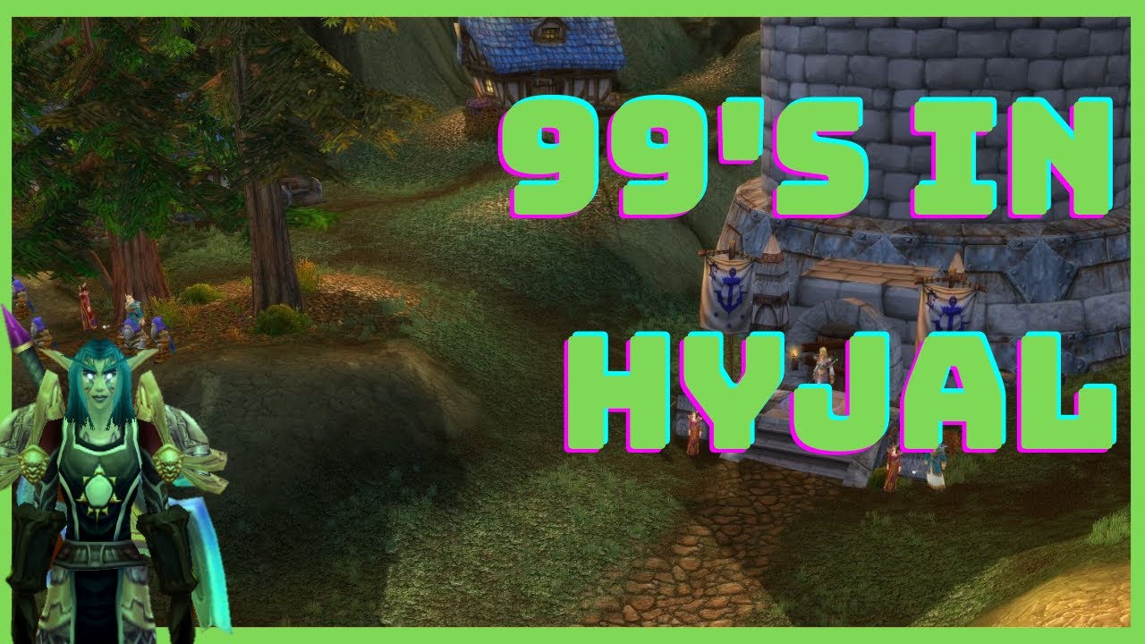 Hunter TBC Classic 99's Mount Hyjal - YouTube