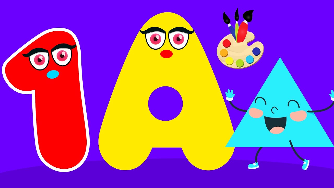 Learn ABC, 123, Colors, Shapes and more | #abcdsong #123 - YouTube
