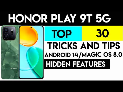 Honor play 9t tips and tricks 30 hidden features you must know - YouTube