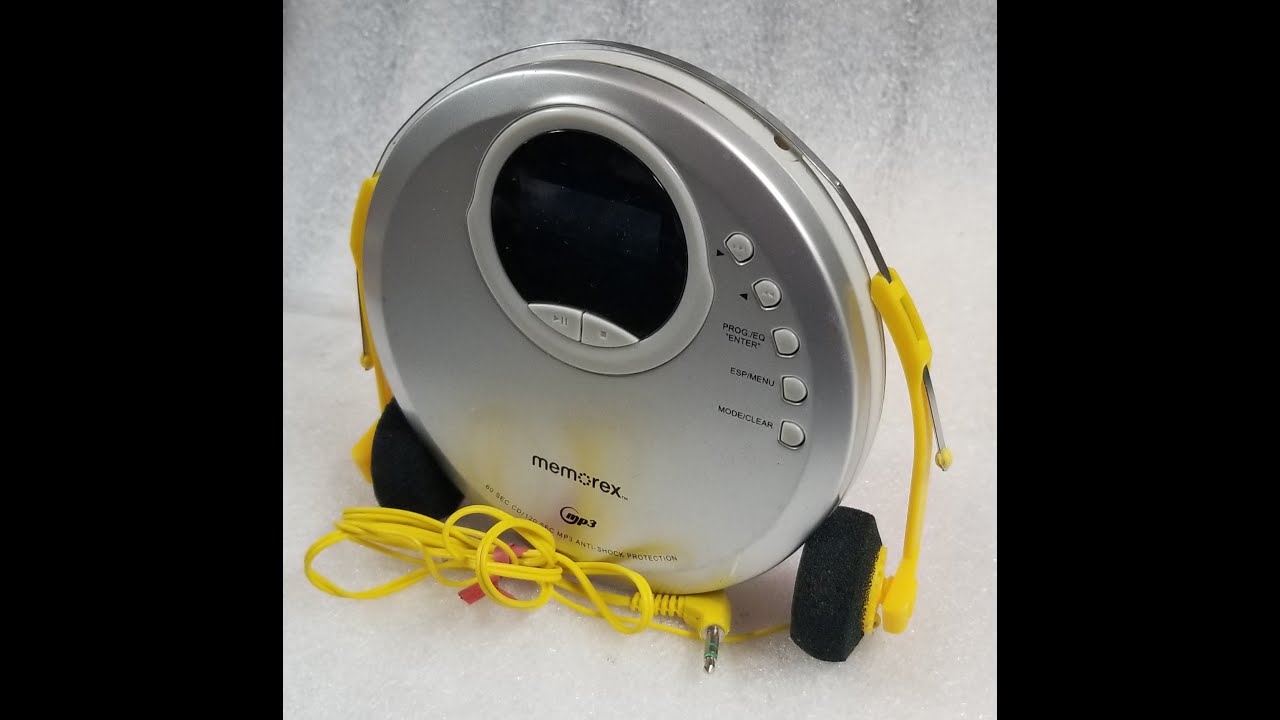 Memorex CD MP3 Player Model MD8151SL - YouTube