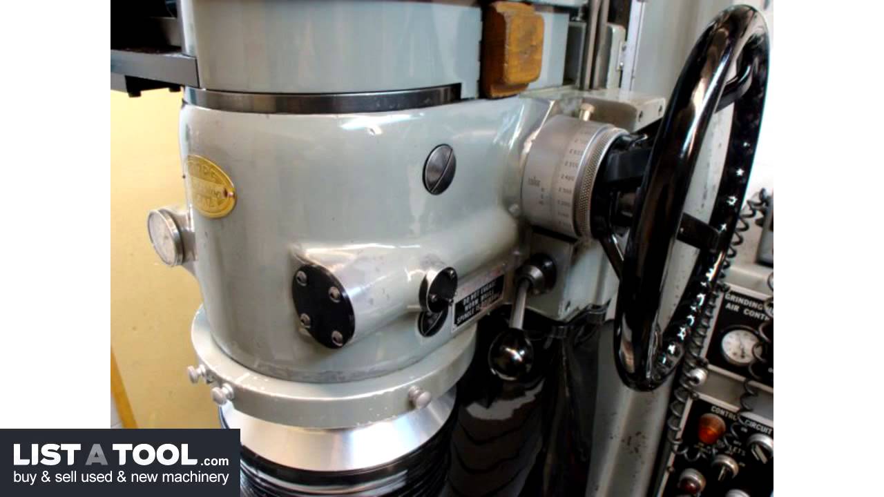 Nasa-Moore AGS-3 CNC CNC Jig Grinder - YouTube