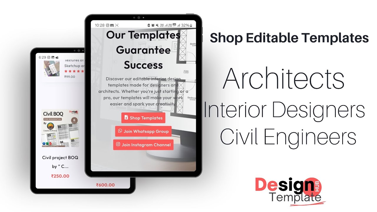 Editable Templates for Architects, Interior Designers and Civil ...