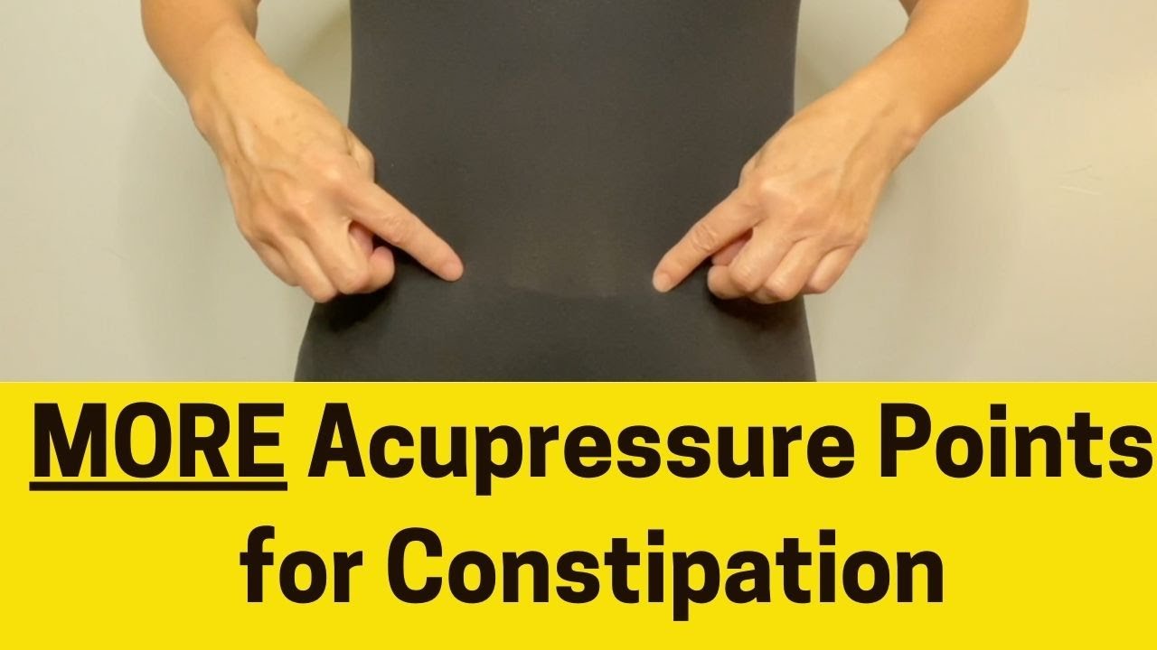 Alternative Acupressure Points for Constipation - YouTube