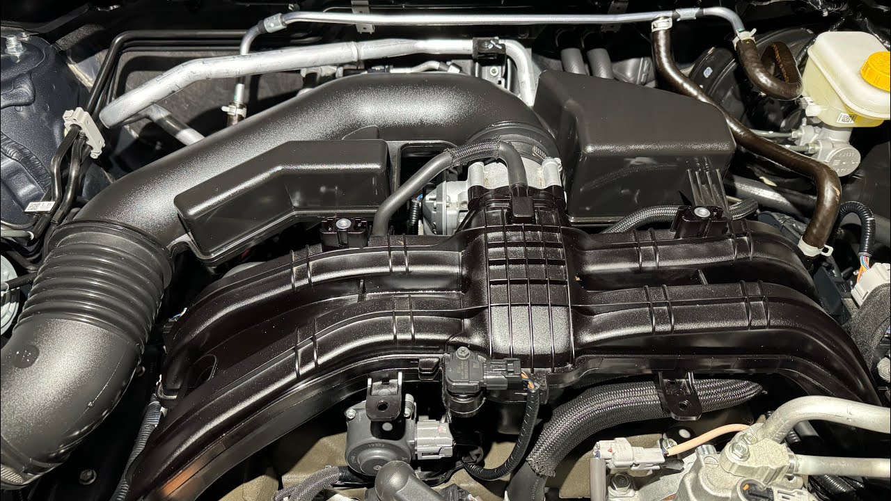 I Deep Cleaned a 2023 Subaru Crosstrek Engine Bay INSANE Results - YouTube