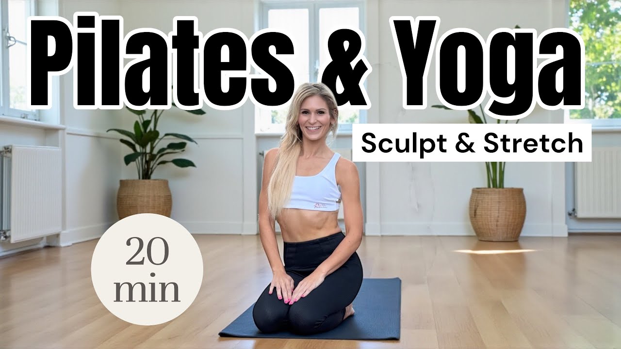 Pilates And Yoga Fusion | 20 Minute Full Body Workout For Strength ...