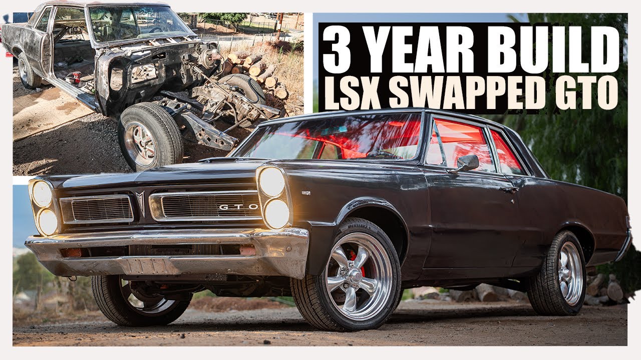 BUILDING A LS SWAPPED PONTIAC GTO MUSCLE CAR IN 15 MINUTES! - YouTube