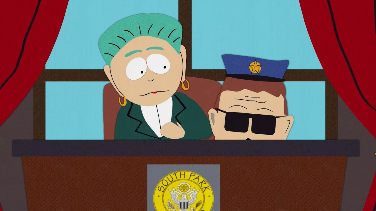 South Park - Officer Barbrady touches the mayor - YouTube