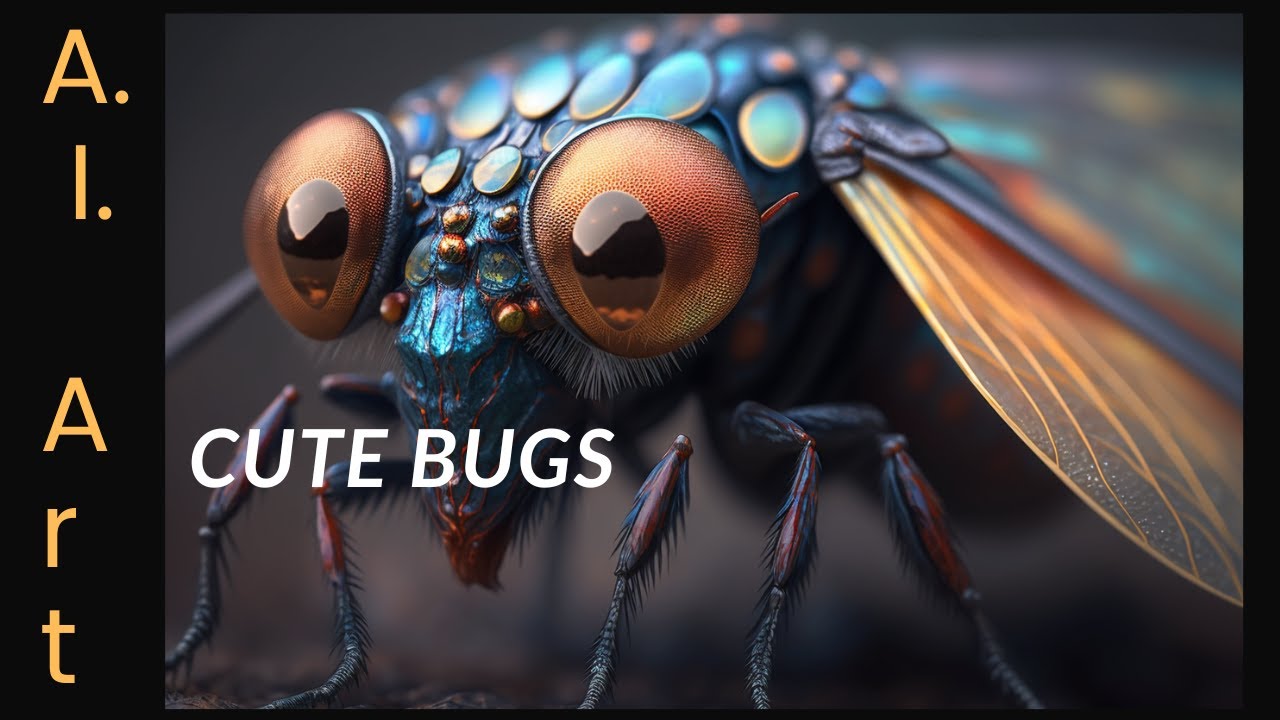 AI Art Midjurney Compilation Cute Bugs. Text to Image - YouTube