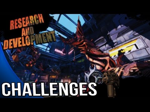 Borderlands The Pre Sequel - Research Dev. Challenges - Symbols, Cameras, Data, Leap of Faith