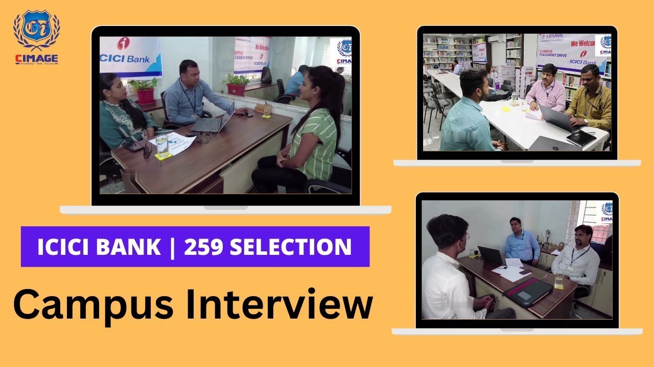 ICICI Bank Campus Interview Session | 259 Students got Selected - YouTube