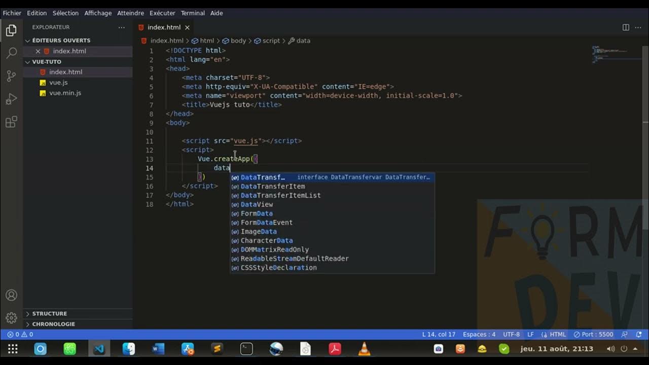 2 Getting started vuejs - YouTube