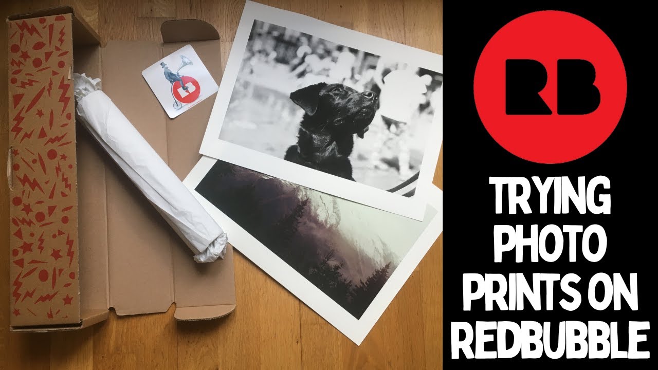 Ordering Art Prints of my photographs on REDBUBBLE - YouTube