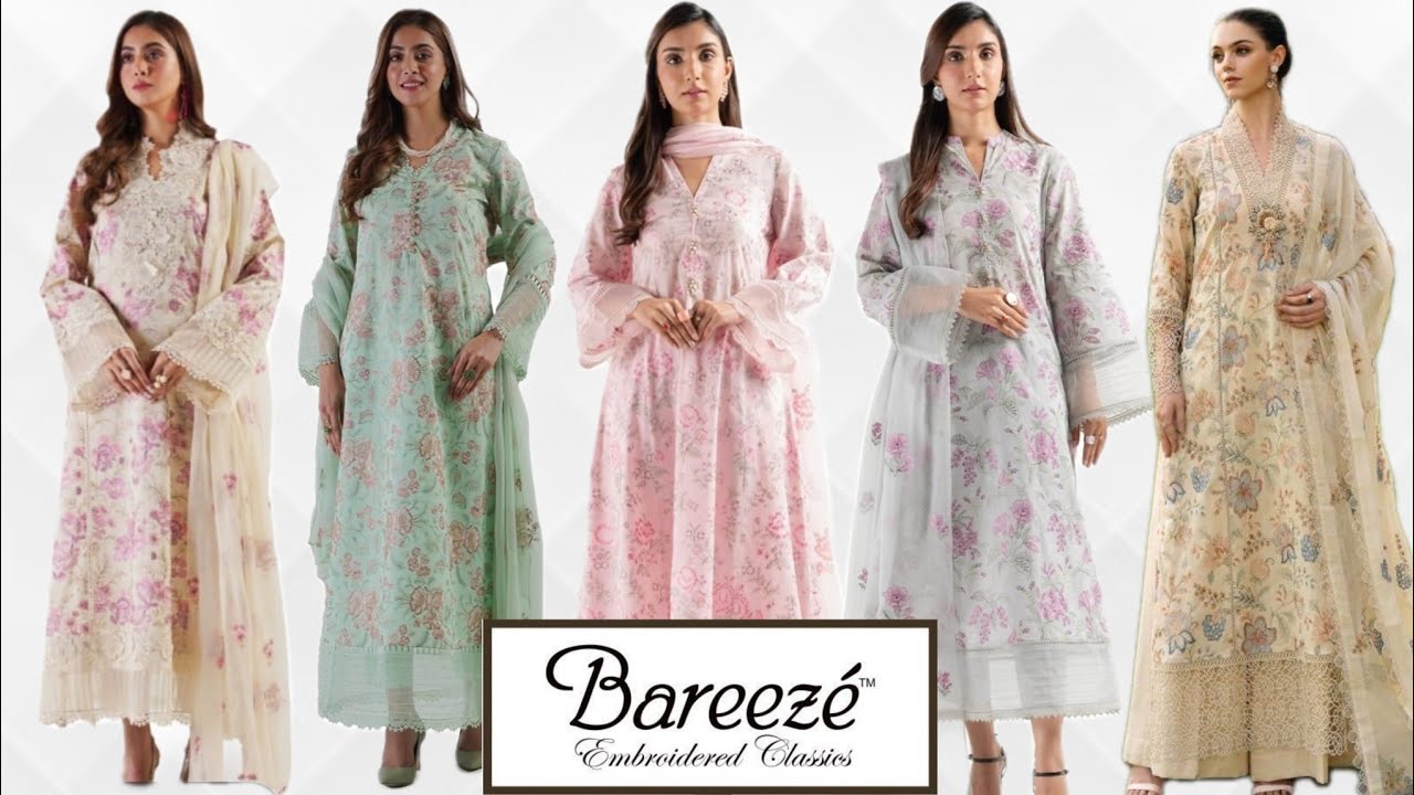 Bareeze Summer Collection 2024 | Bareeze Lawn 2024 | Bareeze Lawn 3PC ...