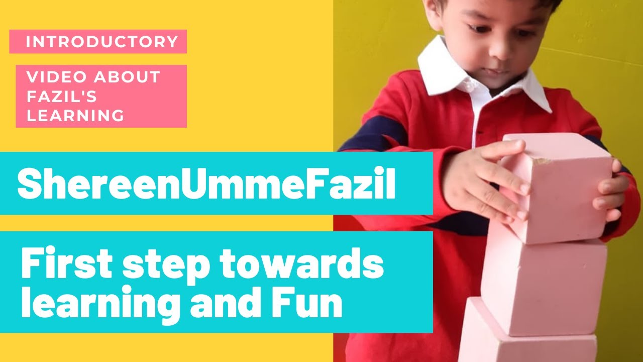 Learning is fun with Umme Fazil... Reading, writing, numbering, crafts ...