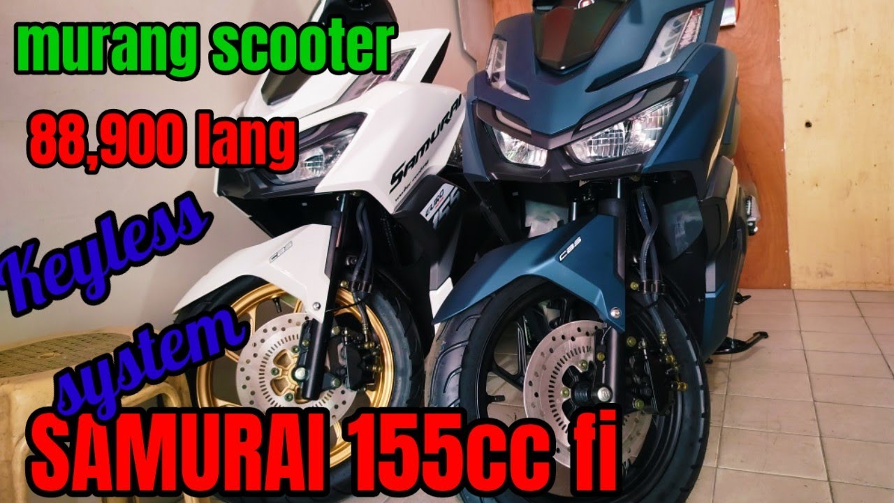 2024 alll new Euro motors Samurai 155cc fi walkaround and price. - YouTube