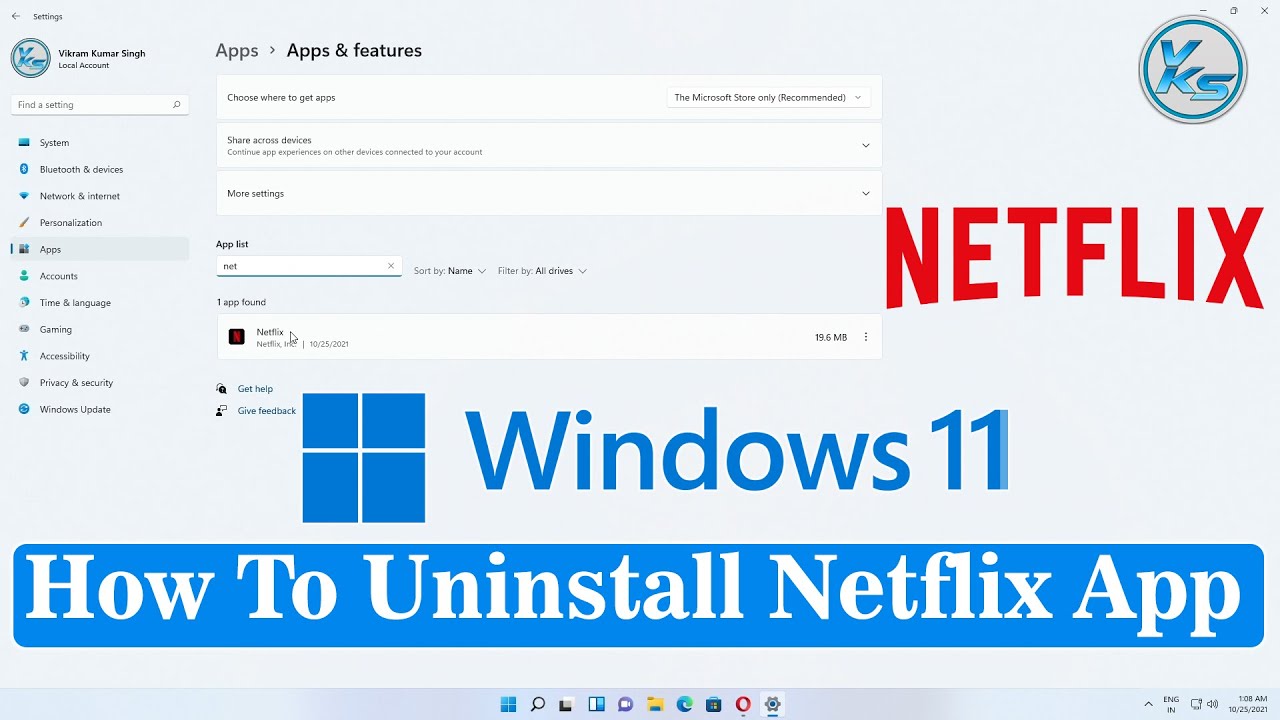 How To Uninstall Netflix App In Windows 11 YouTube how-to-uninstall-netflix-app-in-windows-11-youtube