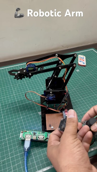Robotic Arm #arduinoprojects #arduino #joystick #servo #diy - YouTube