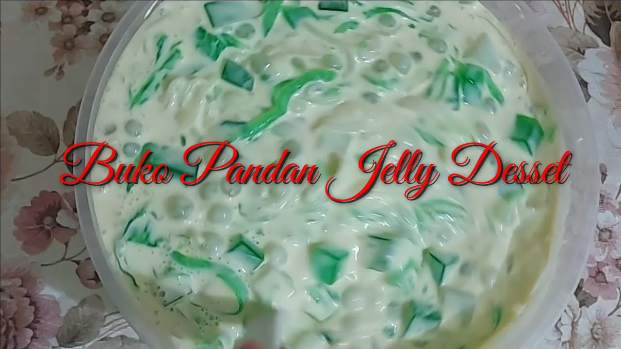 Buko Pandan Jelly Dessert - YouTube