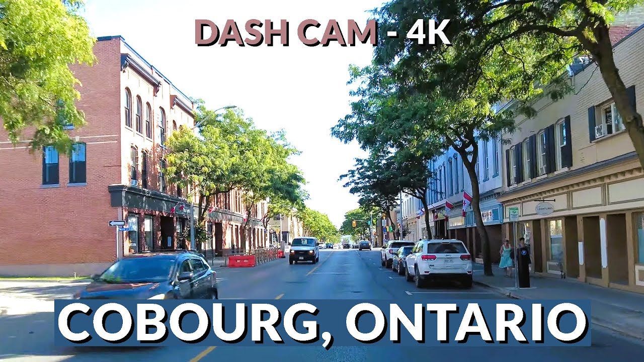 Exploring Cobourg, Ontario in 4K | Scenic Drive through Charming ...
