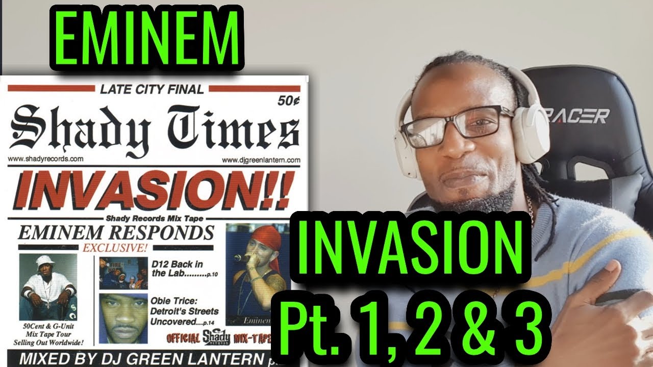 Eminem - Invasion (Part 1, 2 & 3) || REACTION - YouTube