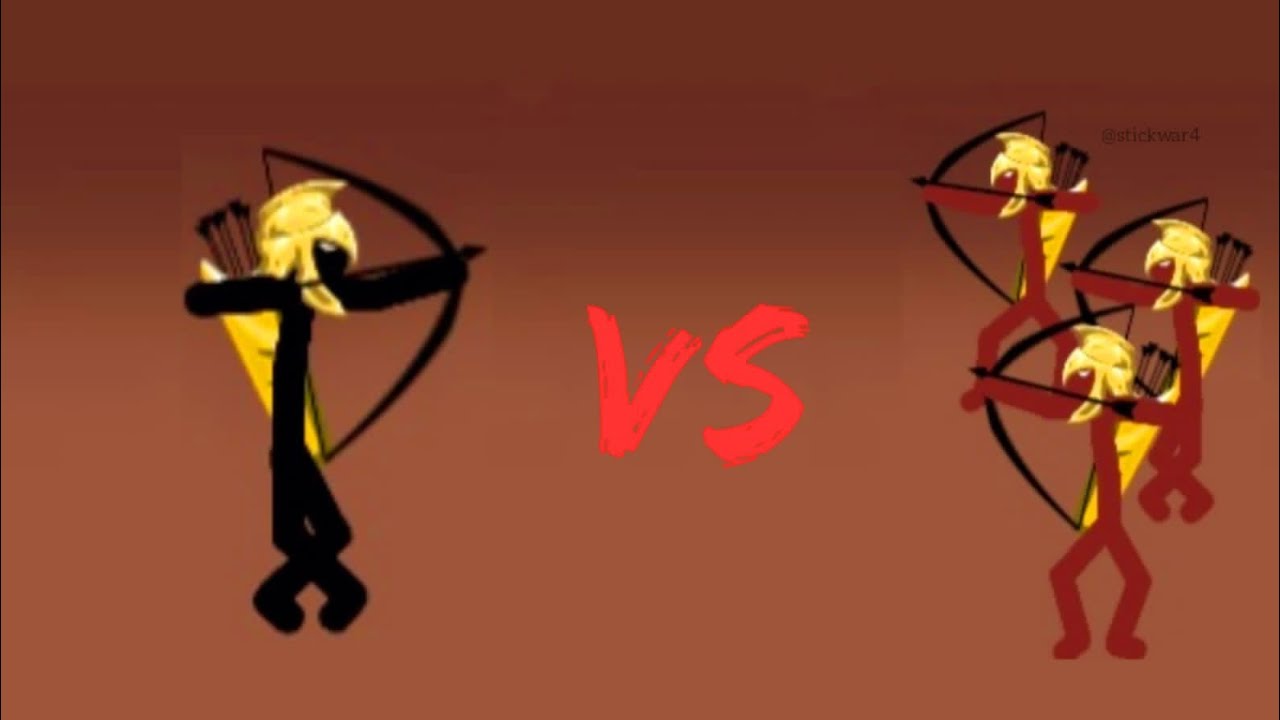 Archidon Vs Archidon - Yes Golden | #stickwar4 #stickwarlegacy # ...
