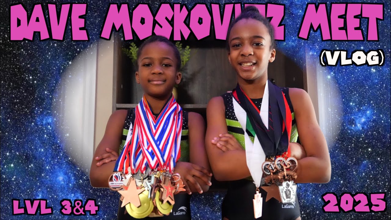 Dave Moskovitz Gymnastics LVL 3&4 - 2025 (vlog) - YouTube