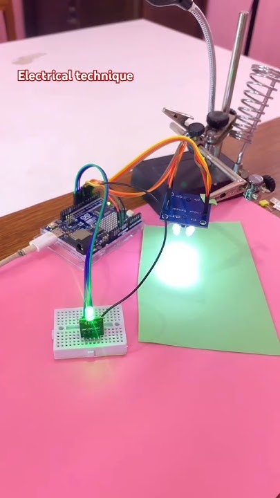 RGB LED Control with Arduino Using Color Sensor #shortvideo #electric #light #shorts #electrical ...