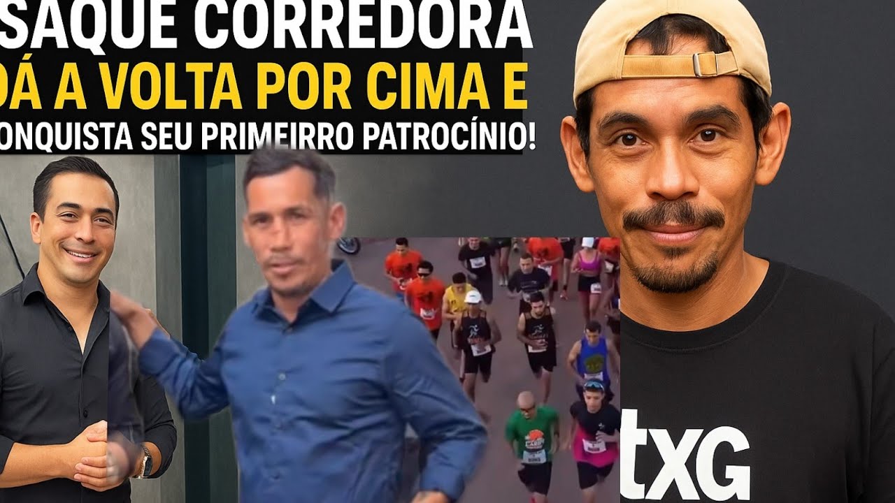 Isaque Corredor mostra seu primeiro patrocínio!" Após ganhar corrida de ...