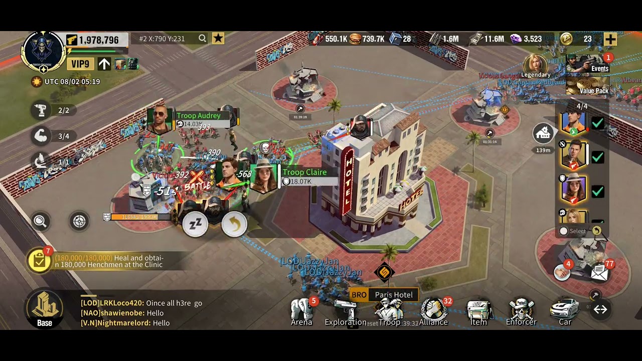 Vice Nation - Legion Of Doom takes 1st Lvl2 plaza - YouTube