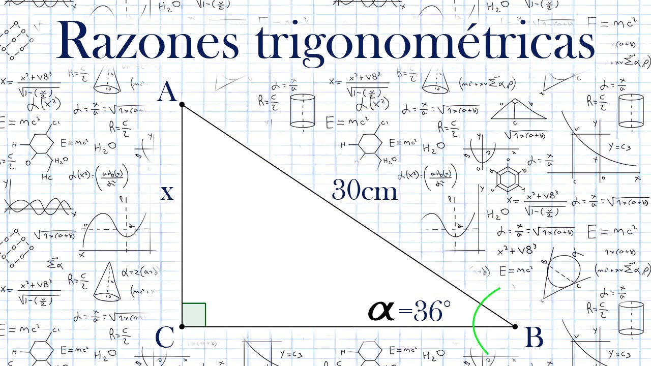 RAZONES TRIGONOMÉTRICAS EJEMPLO 1 - YouTube