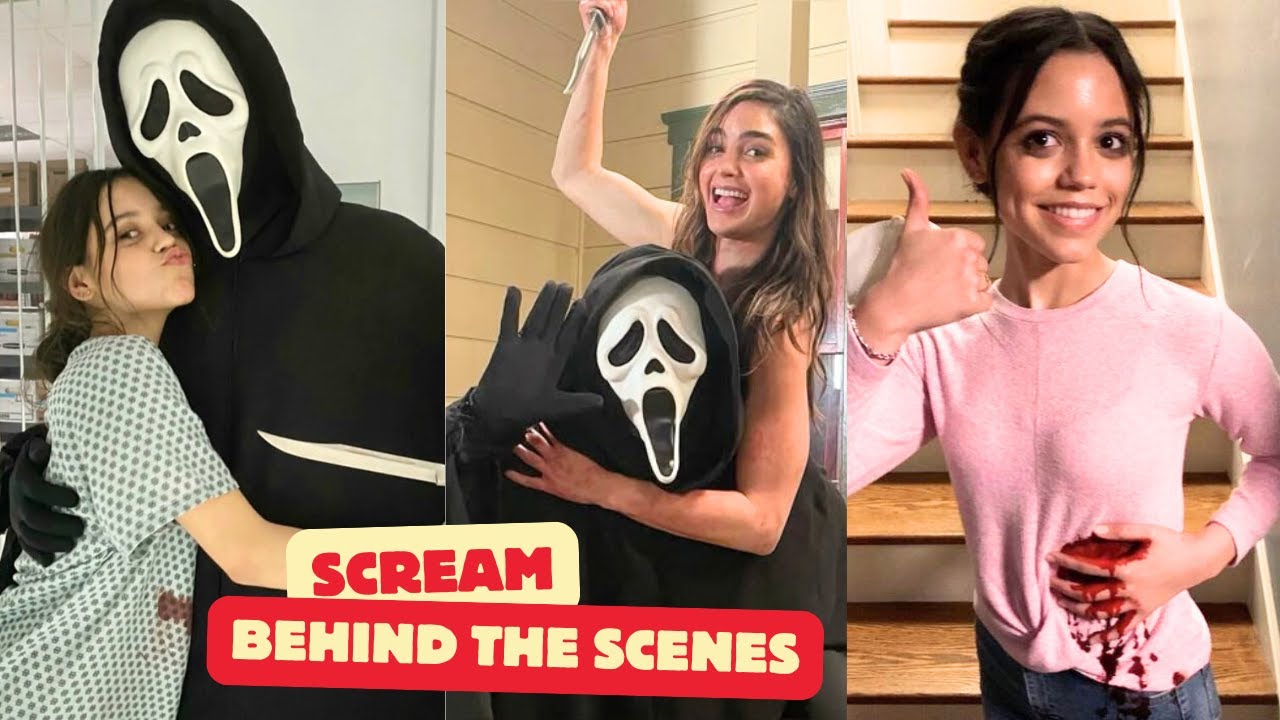 Scream Behind the Scenes with Jenna Ortega & Mikey Madison! | Crazy Bloopers & Secrets Revealed ...