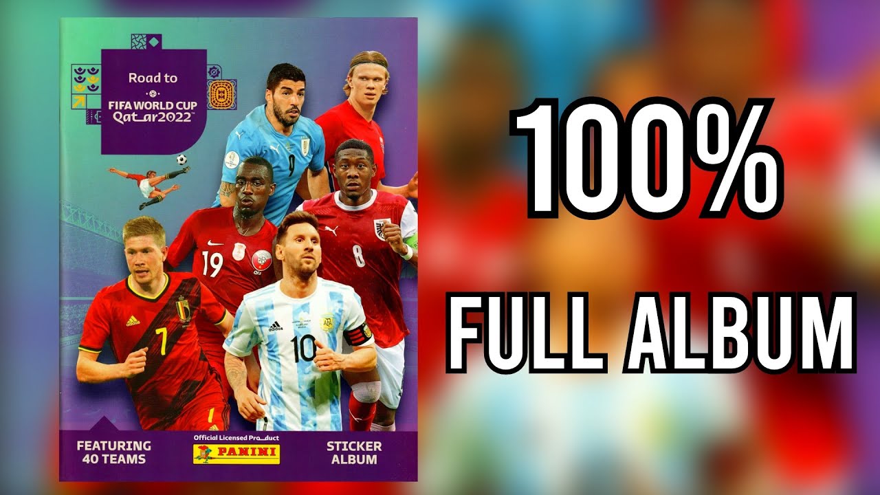 Panini Full Sticker Album Road To World Cup Qatar 2022 100% - COMPLETE ...