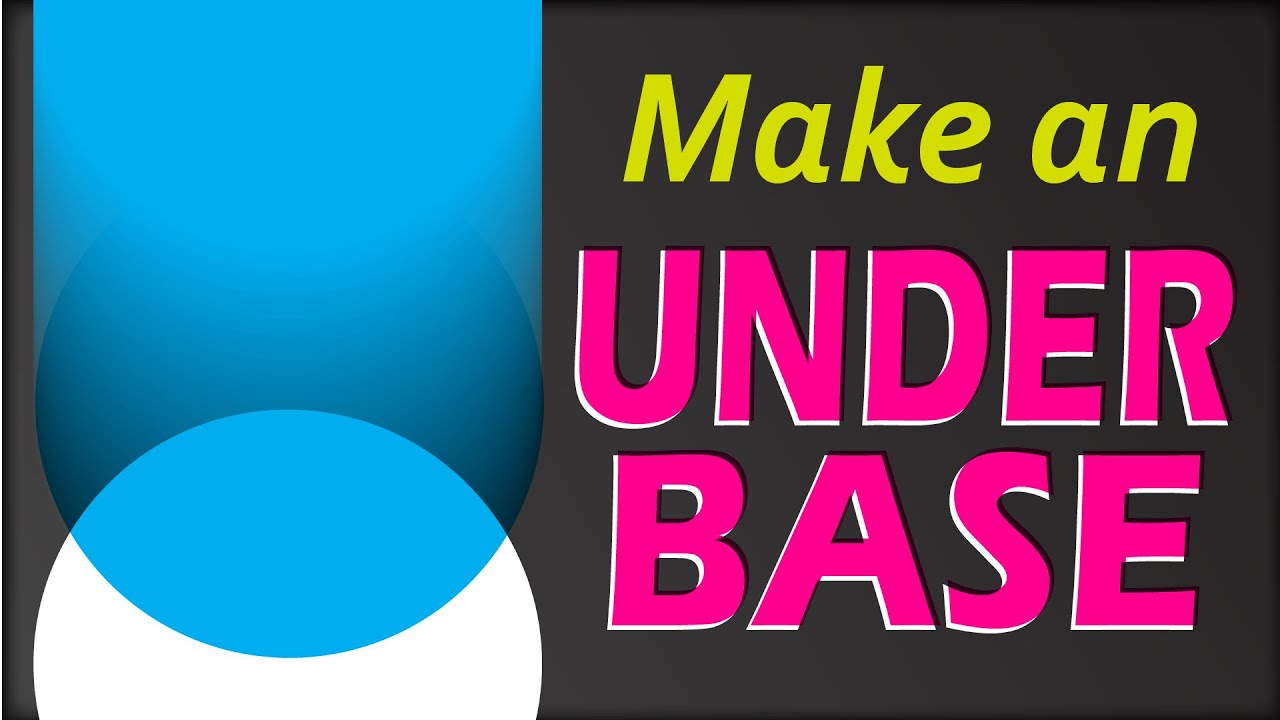 How to Make an Underbase - Screen Printers Guide to Illustrator Pt. 4 ...