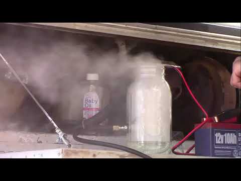 Hand Pump Portable Smoke Machine Demo - YouTube