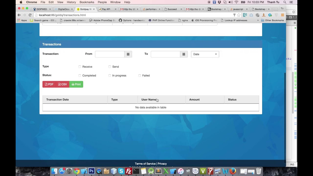 goldpay transaction demo - YouTube