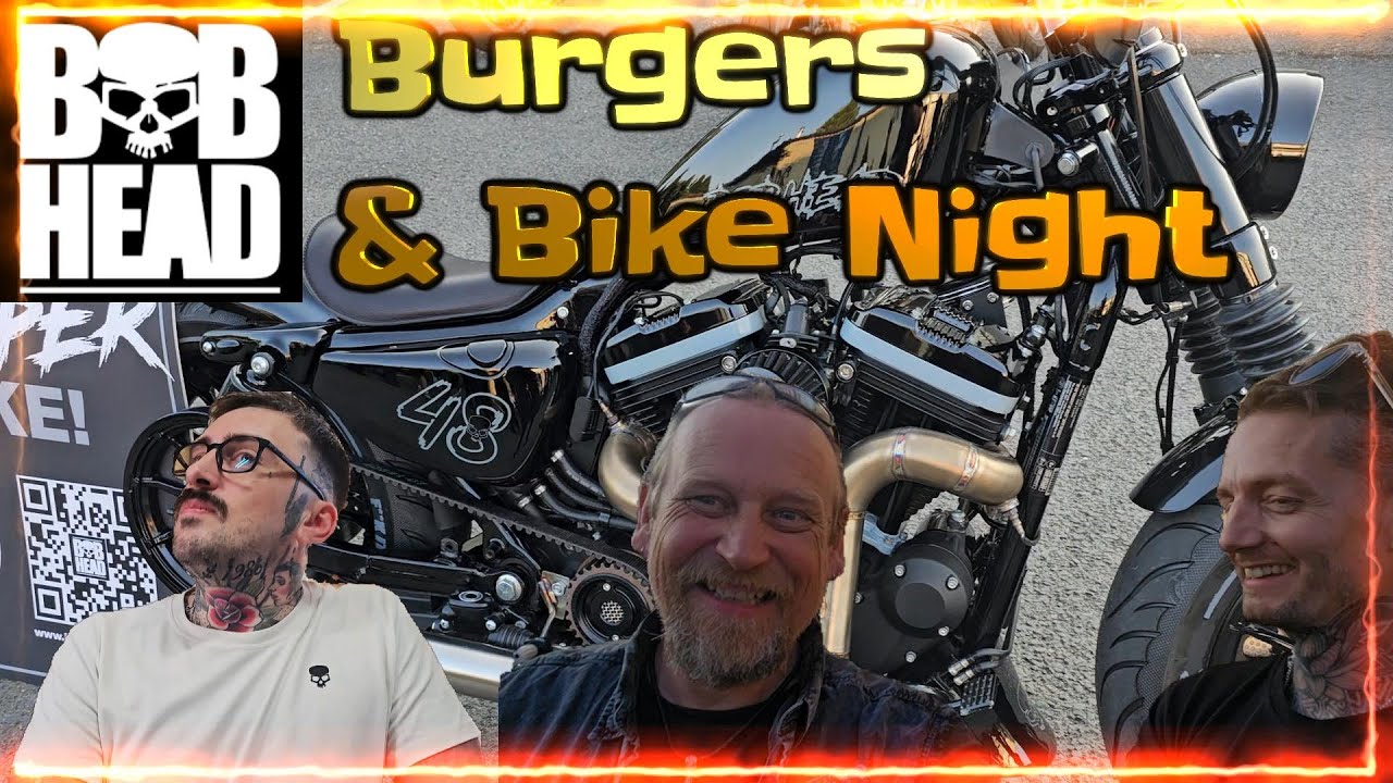 BOBHEAD BURGERS AND BIKE NIGHT TAKE 2.....#motorcycle #biker - YouTube