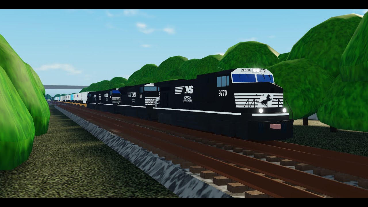 Roblox: NS 9770 Double Stack Train Riley BB - YouTube