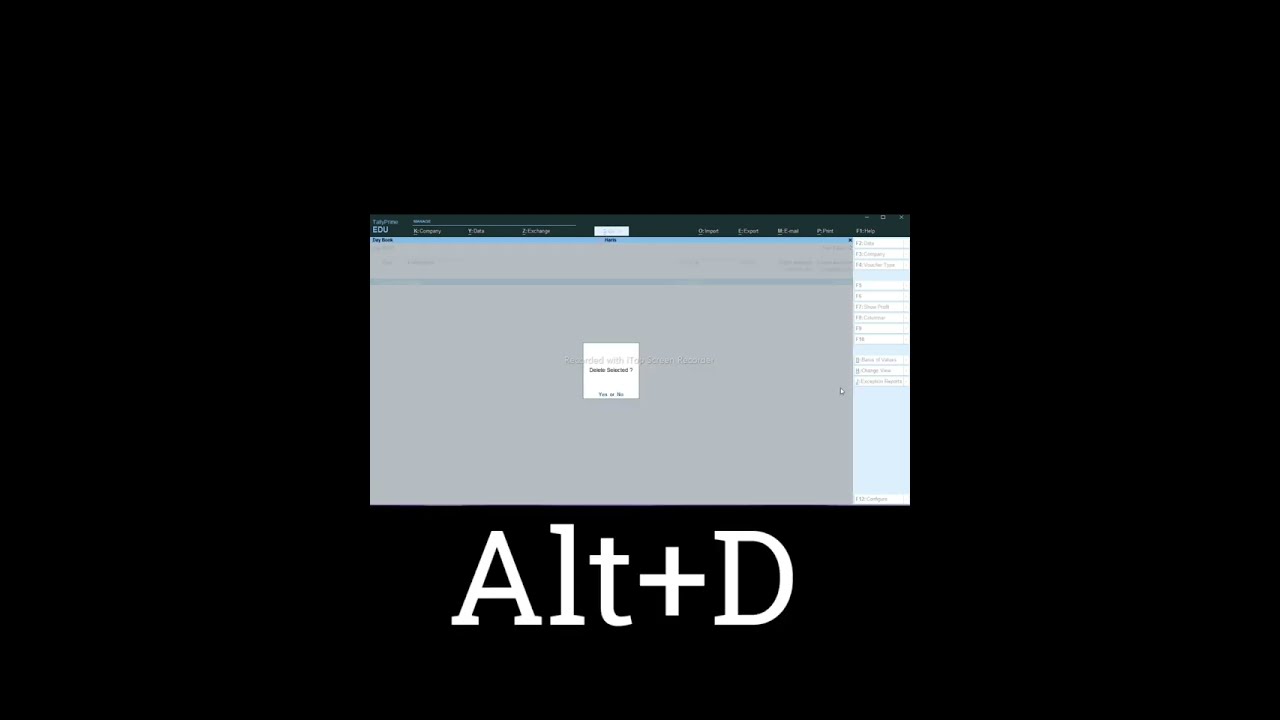 Delete Entry In Tally Prime YouTube Delete Entry In Tally Prime YouTube