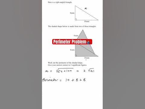 GCSE Maths Perimeter Problem - YouTube