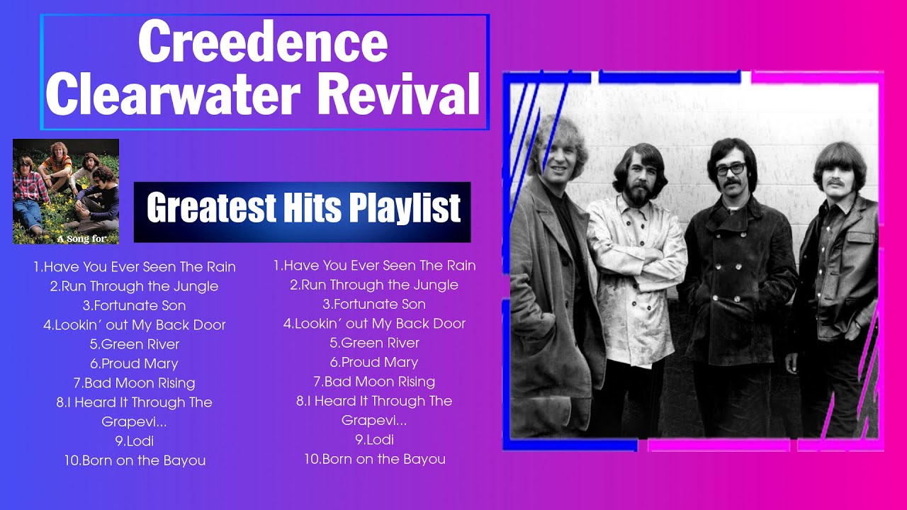 Greatest Hits of Creedence Clearwater Revival Playlist ~ Top 100 ...